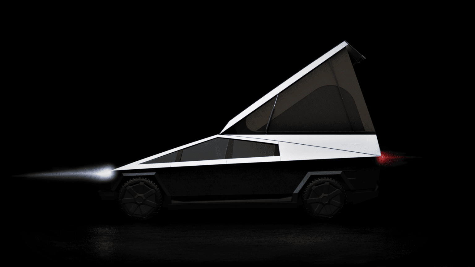 Space Campers - Camper Shells for the Tesla Cybertruck